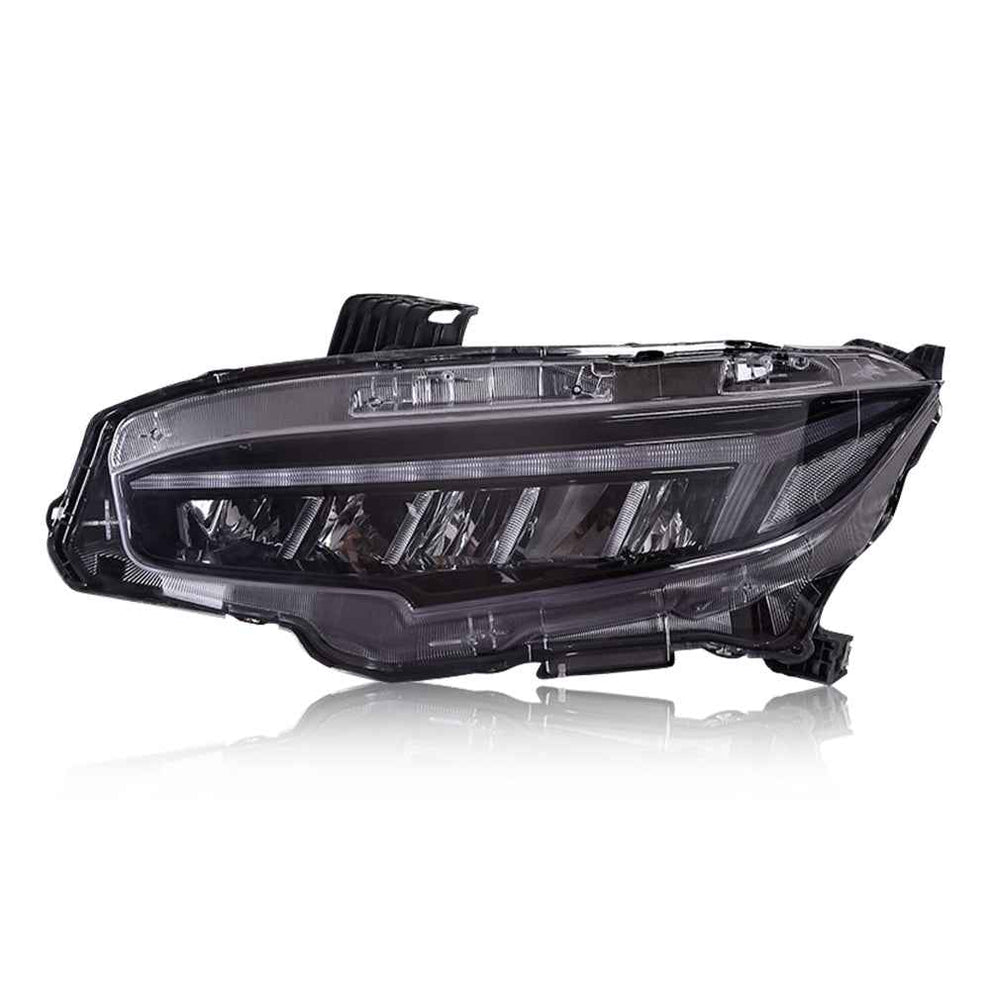 For 2016-2021 Honda Civic 10th Gen Led Headlights Assembly, Hatchback ...