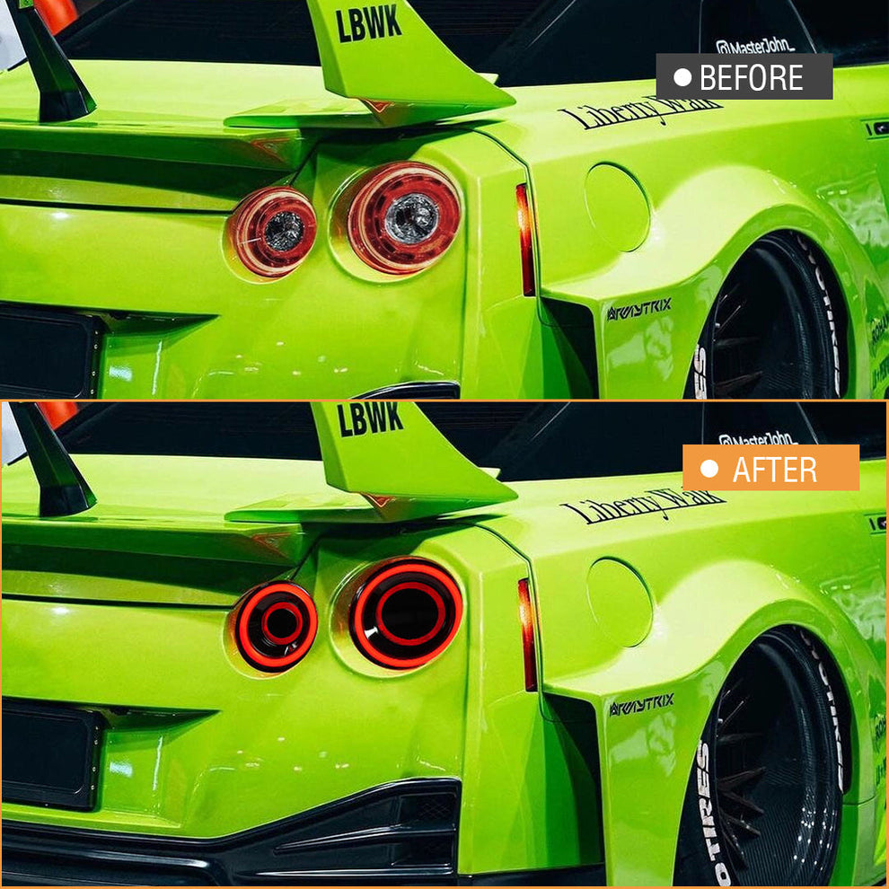 TT-ABC LED Tail Light For 2007-2017 Nissan GTR GT-R R35 Rear Lamps Ass